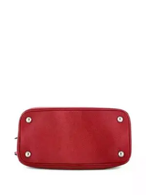 Prada Saffiano Leather Mini Satchel - Red