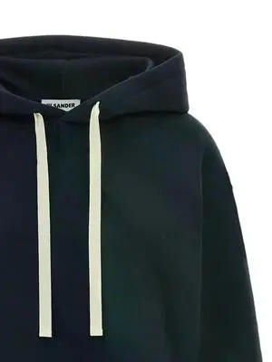 JIL SANDER Logo Print Dropped-shoulder Hoodie