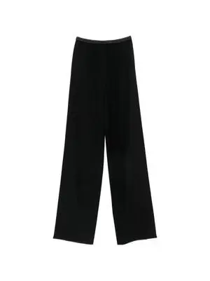 Emporio Armani Elasticated Straight Leg Trousers