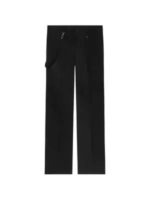 COURREGES Tailored Trousers With Logo Plaque
