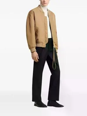 COURREGES Tailored Trousers With Logo Plaque - Black