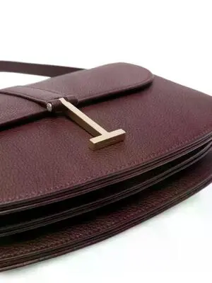 TOM FORD T-clasp Grained Leather Shoulder Bag