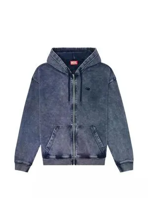 DIESEL® S-boxt-hood-zip-den Sweater - Blue