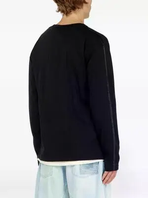 DIESEL® Long-sleeve T-shirt With Tonal Trims