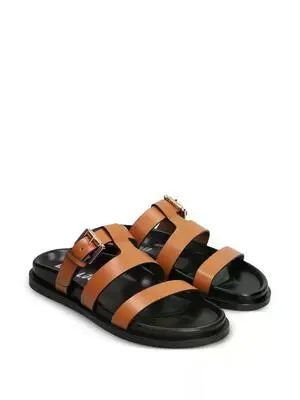 BIBI LOU Lisy Buckle-fastening Caged Sandals - Neutrals