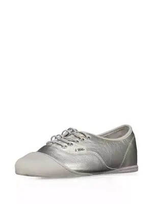 VANS Metallic Leather Prima Square-toe Sneakers