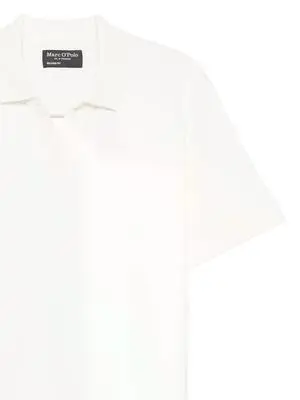Marc O'polo Ribbed Knit Short-sleeve Top - Neutrals