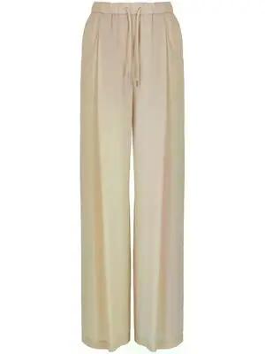 Emporio Armani Drawstring Detailed Straight-leg Trousers