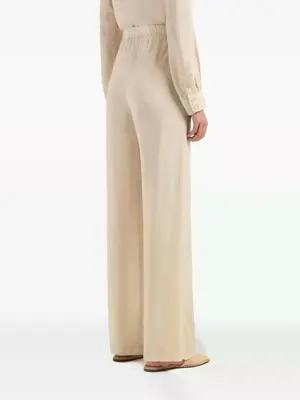 Emporio Armani Drawstring Detailed Straight-leg Trousers