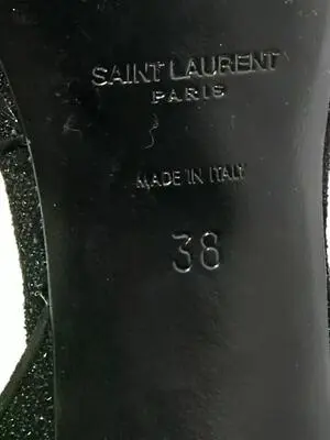 Saint Laurent Tribute Suede Platform Stiletto Sandals