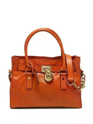Michael Kors Hamilton Ostrich-effect Tote Bag