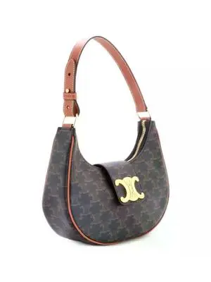 Celine Ava Triomphe Bag In Triomphe Coated Canvas