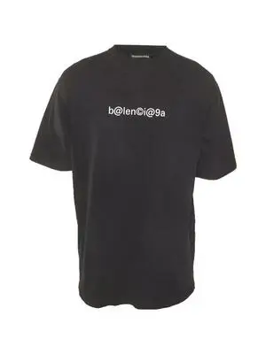 Balenciaga Logo-print T-shirt - Black