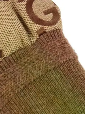 Gucci Jumbo Gg Canvas High Neck Zip Up Jacket