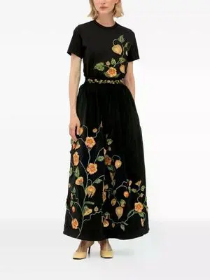 Agua Bendita Tangelo Uchuva Maxi Skirt