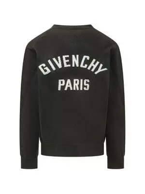 Givenchy Logo Intarsia V-neck Cardigan