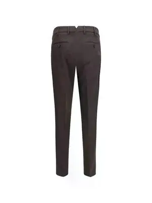 Brunello Cucinelli Slim Fit Dyed Cotton Trousers
