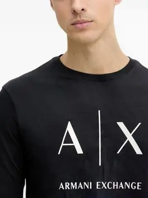 Armani Exchange Logo-print Long-sleeve T-shirt