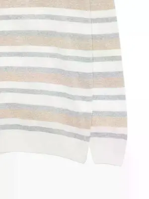 GRAN SASSO Striped Crew Neck Sweater