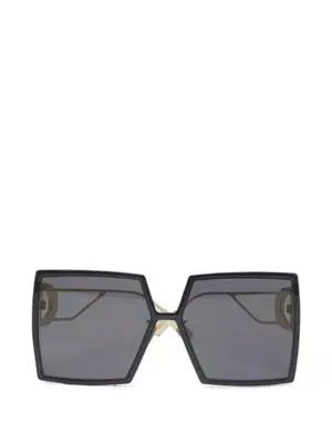 Dior 30 Montaigne Square Sunglasses - Black