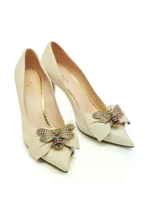 Gucci Queen Margaret Bee-motif Pumps