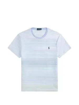 Polo Ralph Lauren Striped Embroidered-logo T-shirt