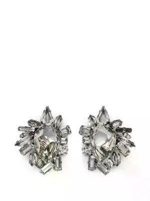ERMANNO SCERVINO Ermanno Scervino Crystal-Embellished Clip-On Earrings