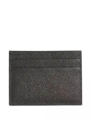 Dolce & Gabbana Dauphine Logo-plaque Grained-leather Card Holder