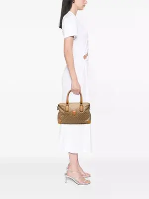 Celine Macadam Coated Canvas Handbag