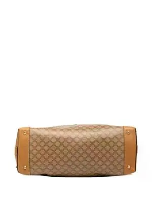 Celine Macadam Coated Canvas Handbag