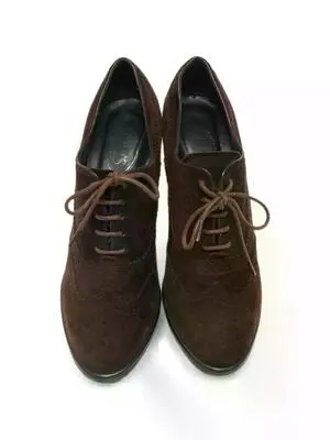 TOD'S Brogue Detail Lace-up Pumps