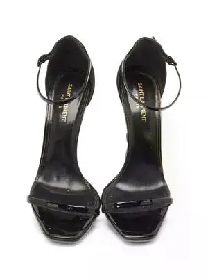 Saint Laurent Opyum Leather Heeled Sandals