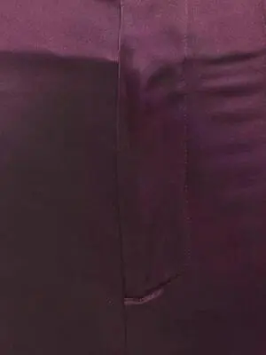Alice + Olivia Satin Wide-leg Trousers - Purple