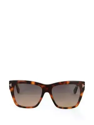 TOM FORD Tortoiseshell-effect Square-frame Sunglasses - Brown