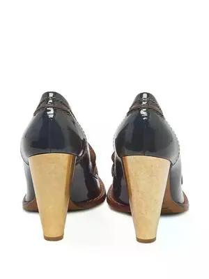 Dolce & Gabbana Patent Leather Penny Strap Loafer Pumps