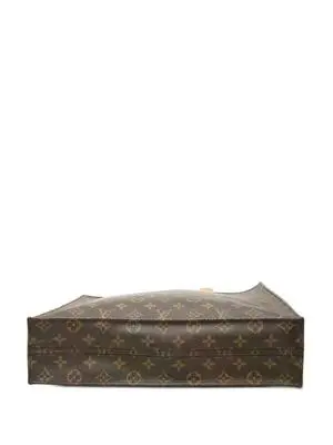 LOUIS VUITTON 2005 Monogram Sac Plat Tote Bag