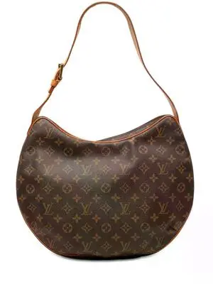 LOUIS VUITTON Monogram Croissant Gm Hobo Bag - Brown