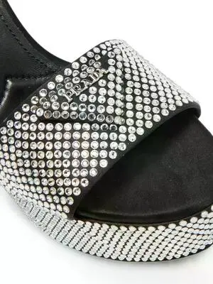 Prada Embellished Platform Sandals