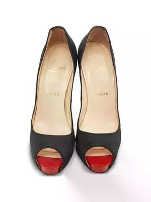 CHRISTIAN LOUBOUTIN Peep-toe Stiletto Pumps