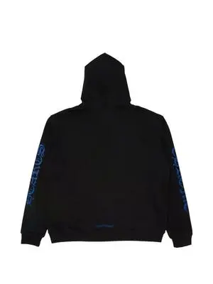 Chrome Hearts Logo Print Zip-up Hoodie - Black