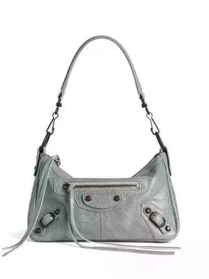 Balenciaga Mini Le City Moto Shoulder Bag - Blue