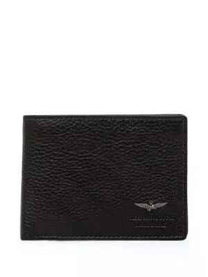 AERONAUTICA MILITARE Logo-plaque Grained Wallet - Brown