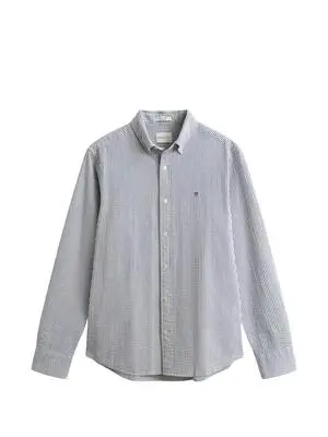 Gant Striped Seersucker Shirt - Blue