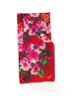 Kenzo Floral-print Scarf - Red