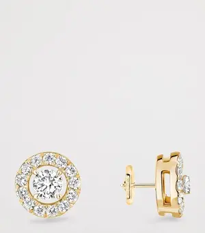 Messika Joy Diamond Stud Earrings In Rose