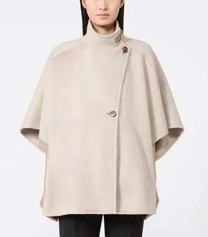 Max Mara Cashmere Cape - Grey