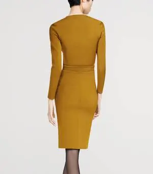 TOM FORD Knitted Midi Skirt - Green