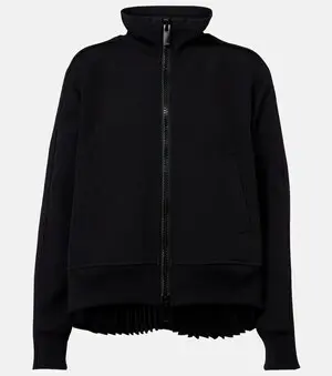 Sacai Full Zip Sweatshirts Hoodies For Women