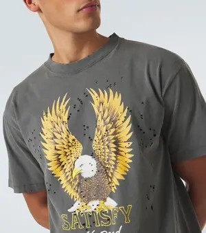 Satisfy Mothtech Printed Cotton Jersey T-shirt