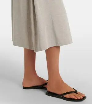 TOTEME Gathered Midi Dress - Grey